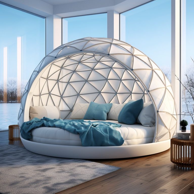 Experience the Arctic in Your Bedroom: The Igloo-Inspired Bed