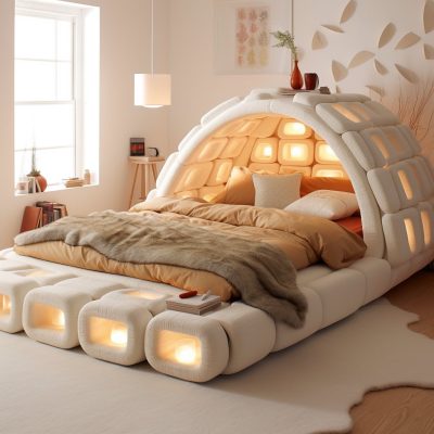Experience the Arctic in Your Bedroom: The Igloo-Inspired Bed