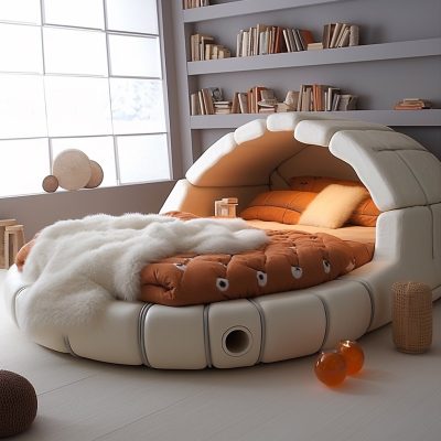 Experience the Arctic in Your Bedroom: The Igloo-Inspired Bed