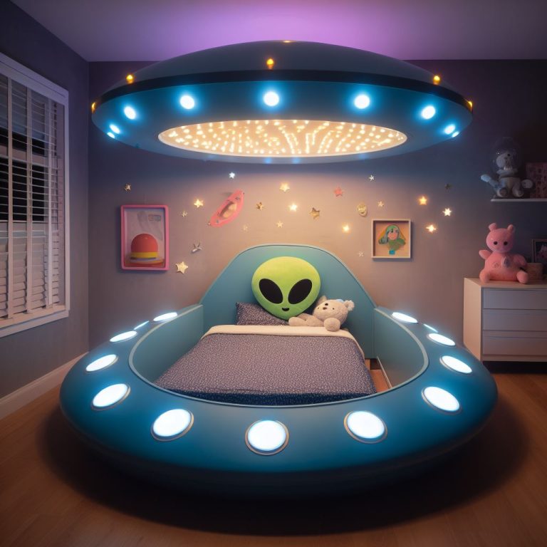 A Cosmic Dream for Your Little Astronaut with the Spaceship Bed
