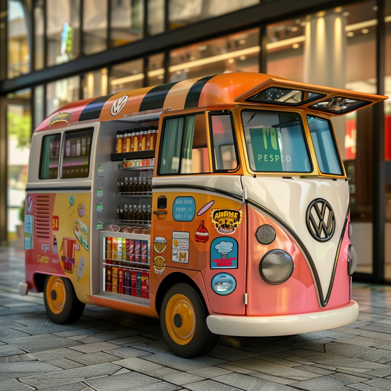 Volkswagen-Inspired Vending Machines: Quirky Nostalgia at Your Service