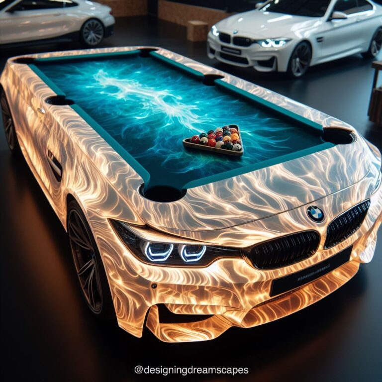 Drive Your Game to Success: BMW-Inspired Pool Table for Ultimate Luxury