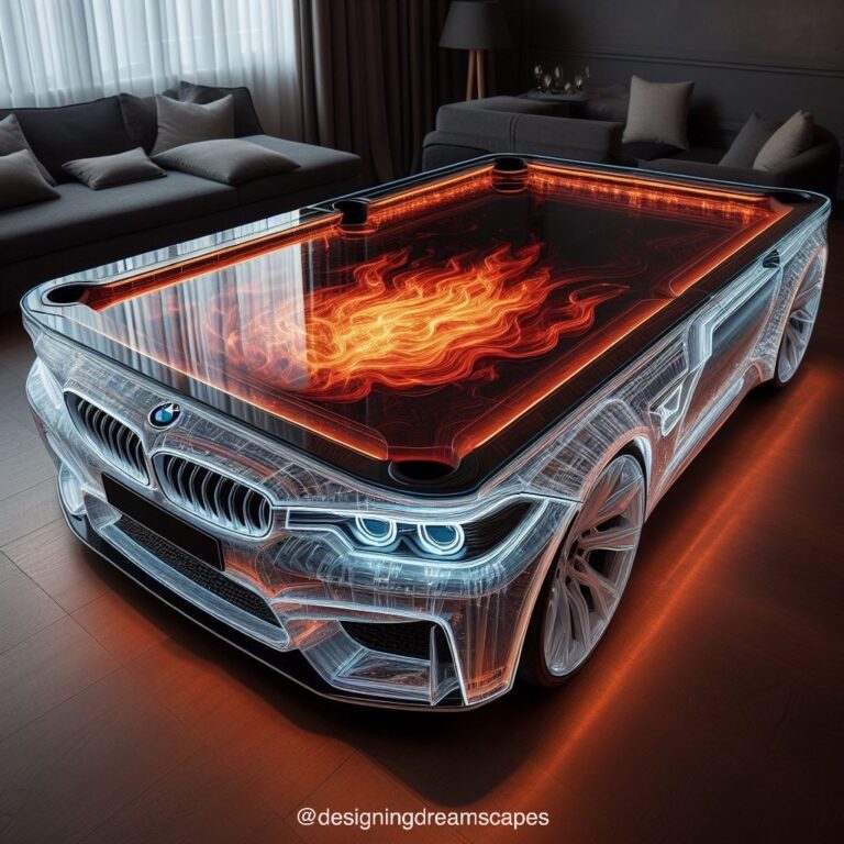 Drive Your Game to Success: BMW-Inspired Pool Table for Ultimate Luxury