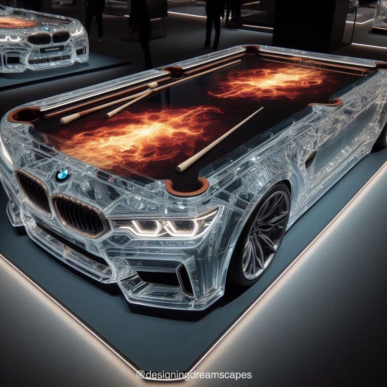 Drive Your Game to Success: BMW-Inspired Pool Table for Ultimate Luxury