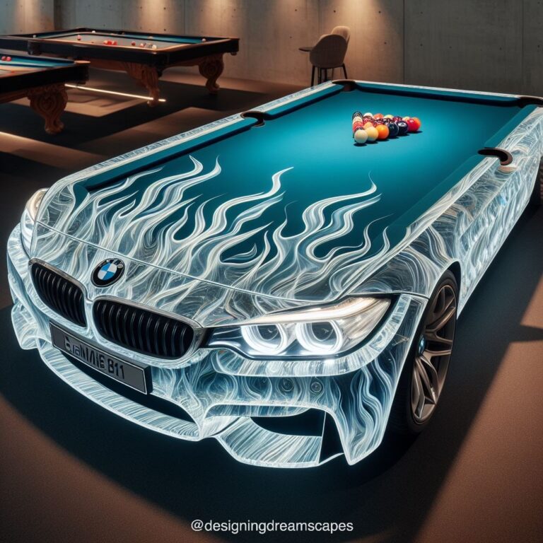Drive Your Game to Success: BMW-Inspired Pool Table for Ultimate Luxury