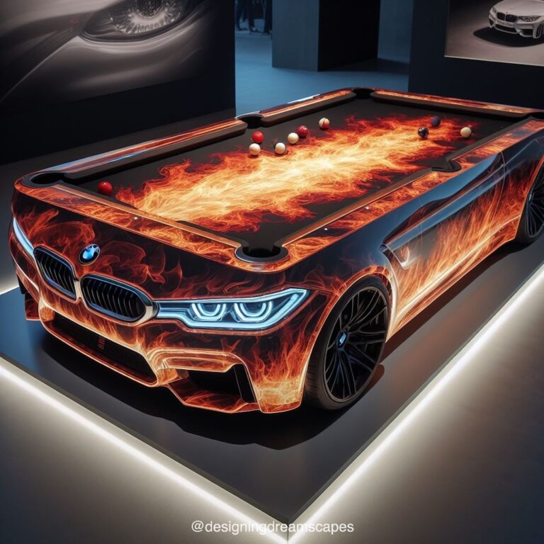 Drive Your Game to Success: BMW-Inspired Pool Table for Ultimate Luxury