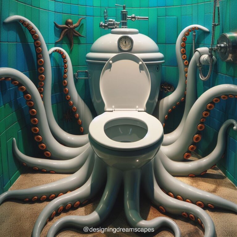 Dive into Whimsy: Octopus-Shaped Toilet Adds Underwater Charm to Your ...