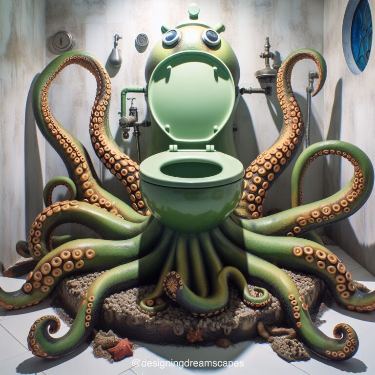 Dive into Whimsy: Octopus-Shaped Toilet Adds Underwater Charm to Your ...