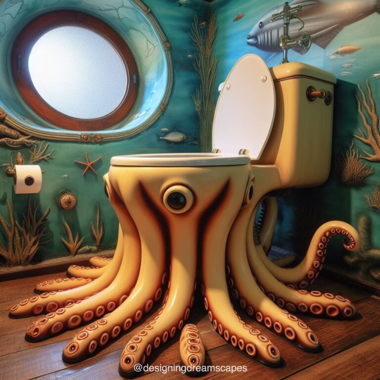 Dive into Whimsy: Octopus-Shaped Toilet Adds Underwater Charm to Your ...