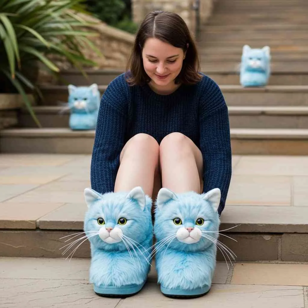 Fluffy Cat Boots - The Cozy Footwear Trend Taking Over Winter Fashion