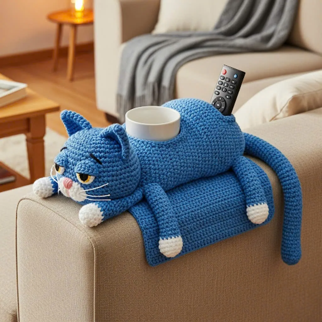 Elevate Your Cat's Comfort and Style with a Handmade Cat Sofa Organizer