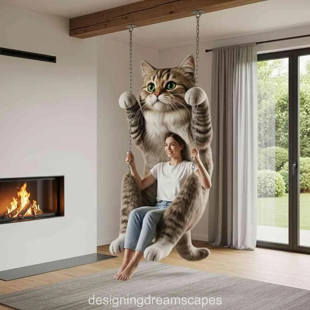 Swing Like a Cat: The Adorable World of Giant Cat Swings