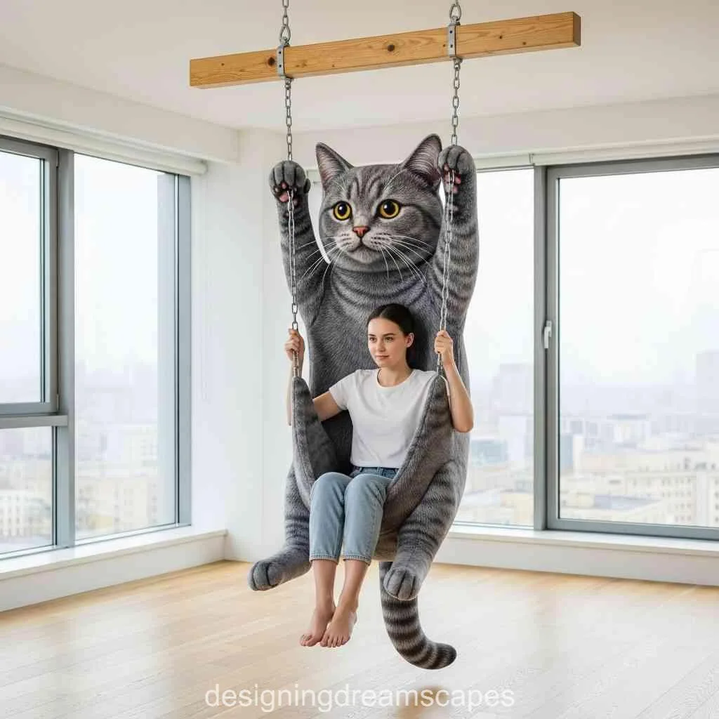 Swing Like a Cat: The Adorable World of Giant Cat Swings