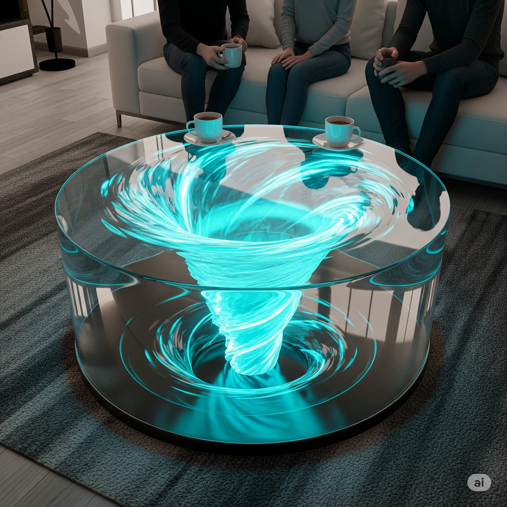 Water Vortex Coffee Tables: The Perfect And Unique Choice For Modern ...
