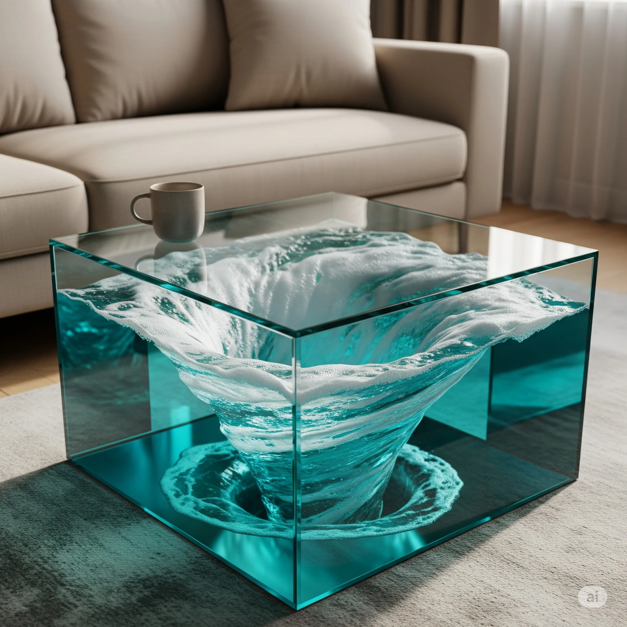 Water Vortex Coffee Tables: The Perfect And Unique Choice For Modern ...