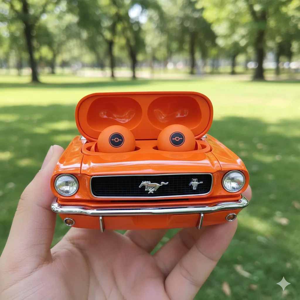 Experience the Funk and Flair of Mustang Shaped Earbuds - A Unique ...