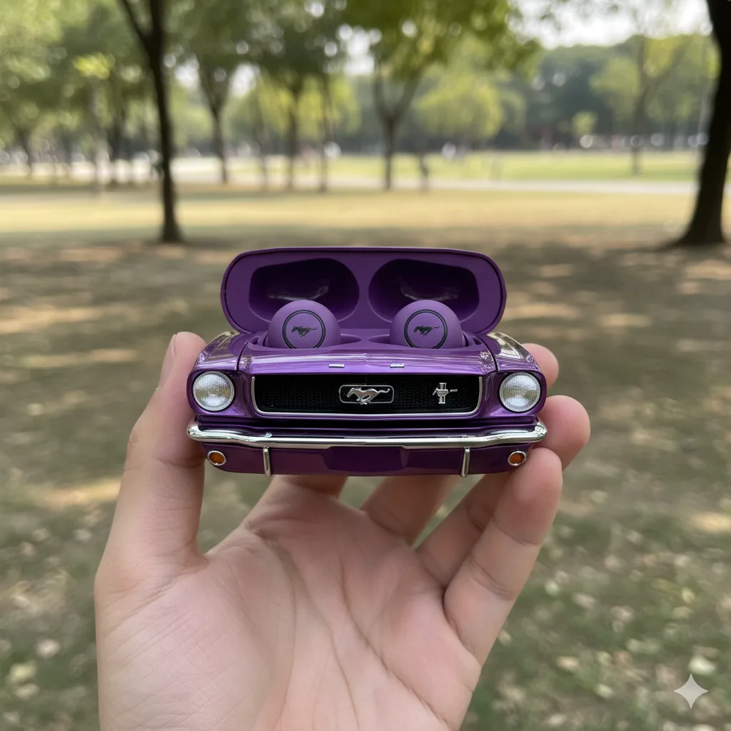 Experience the Funk and Flair of Mustang Shaped Earbuds - A Unique ...