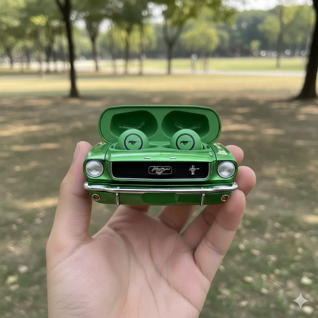 Experience the Funk and Flair of Mustang Shaped Earbuds - A Unique ...