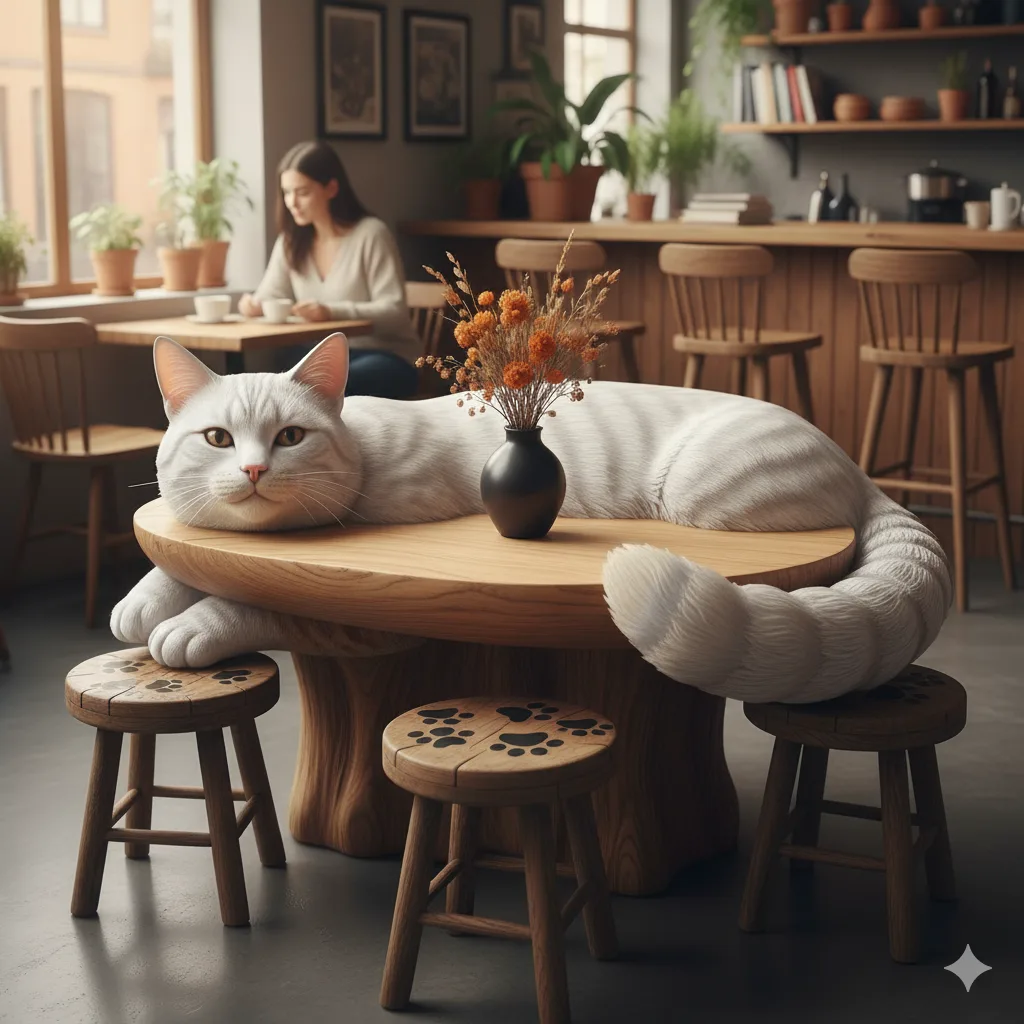 Elevate Your Cat’s Space with Stylish Wooden Cat Tables - The Perfect ...