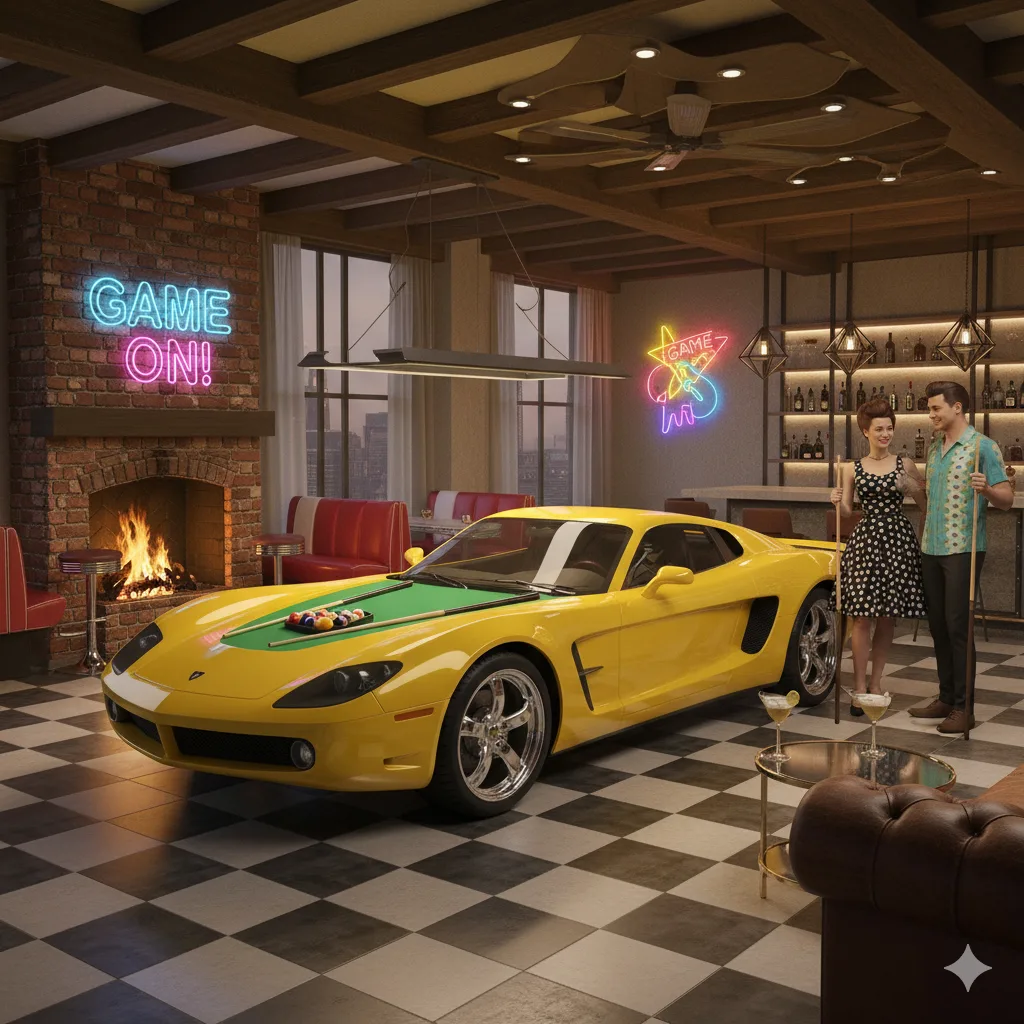 Elevate Your Game Room with Classic Car Pool Tables - A Unique Fusion ...