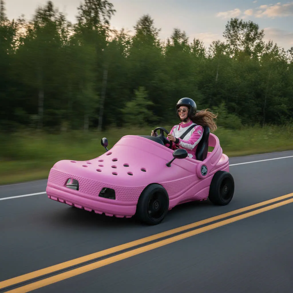 Dive Into the Imaginative World of the Croc Shaped Car – A Unique Blend ...
