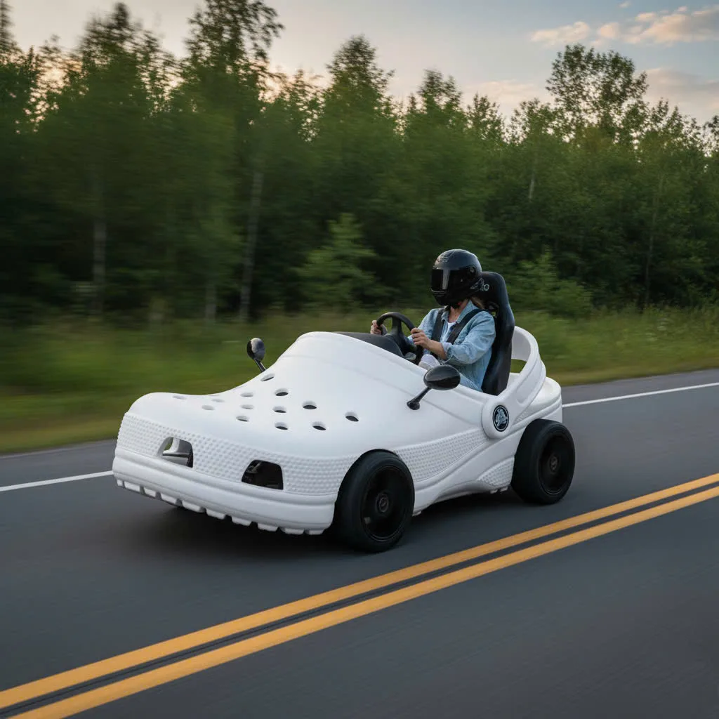 Dive Into the Imaginative World of the Croc Shaped Car – A Unique Blend ...