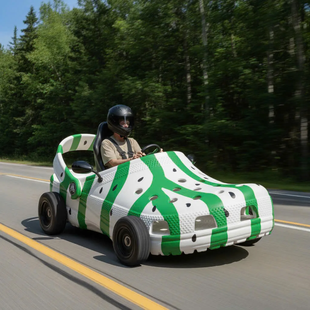 Dive Into the Imaginative World of the Croc Shaped Car – A Unique Blend ...