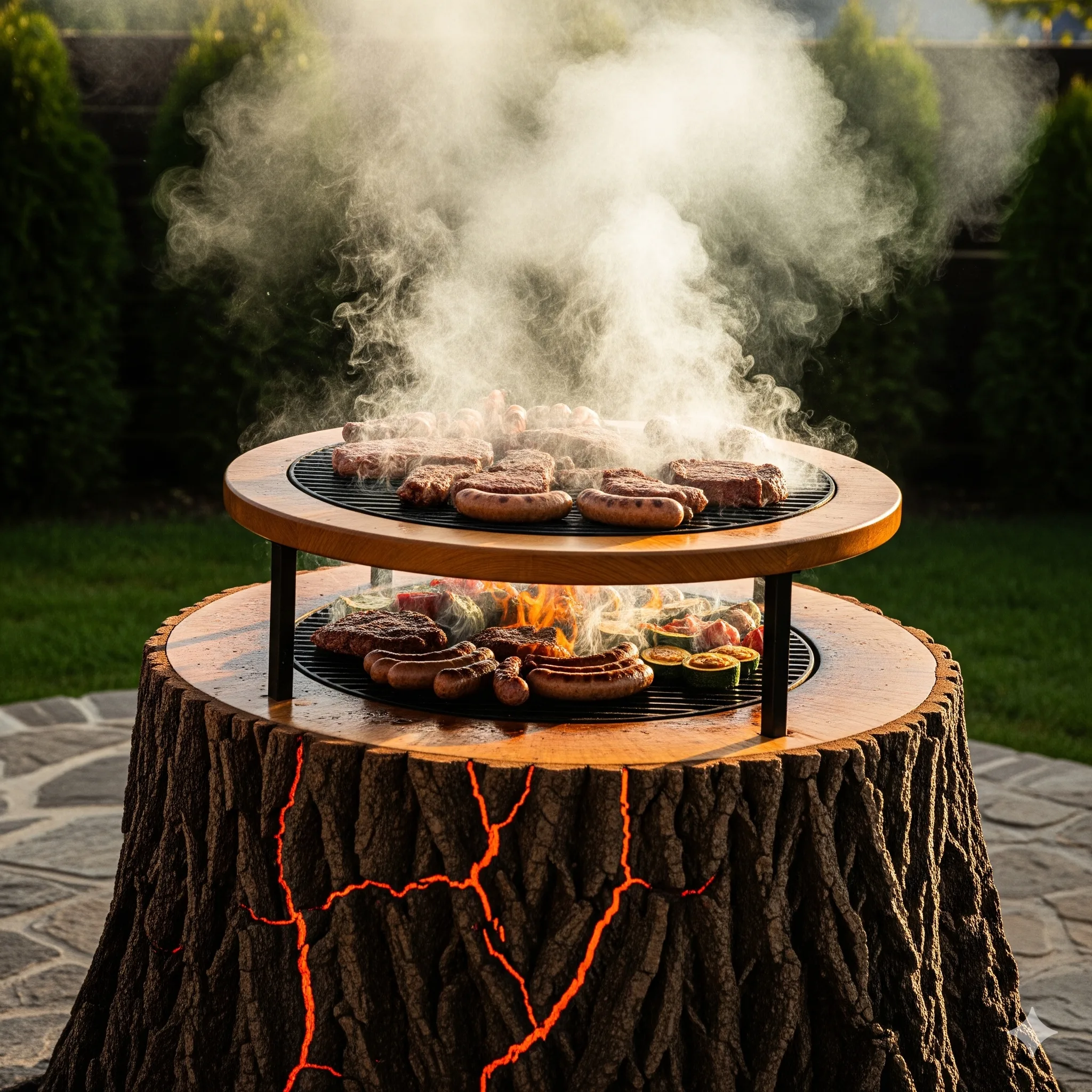 Embracing Rustic Charm - How to Master Giant Tree Stump BBQs for Unique ...