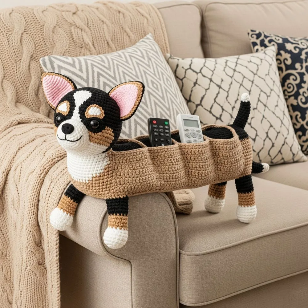 Elevate Your Living Space with a Handmade Dog Sofa Organizer — Perfect ...