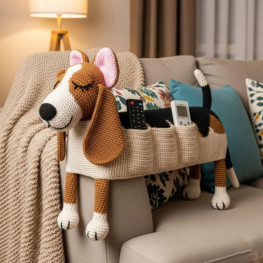 Elevate Your Living Space with a Handmade Dog Sofa Organizer — Perfect ...