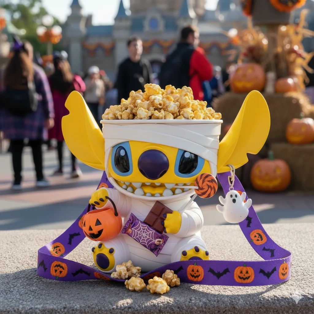 Discover the Magic of the Stitch Mummy Popcorn Bucket – A Must-Have ...