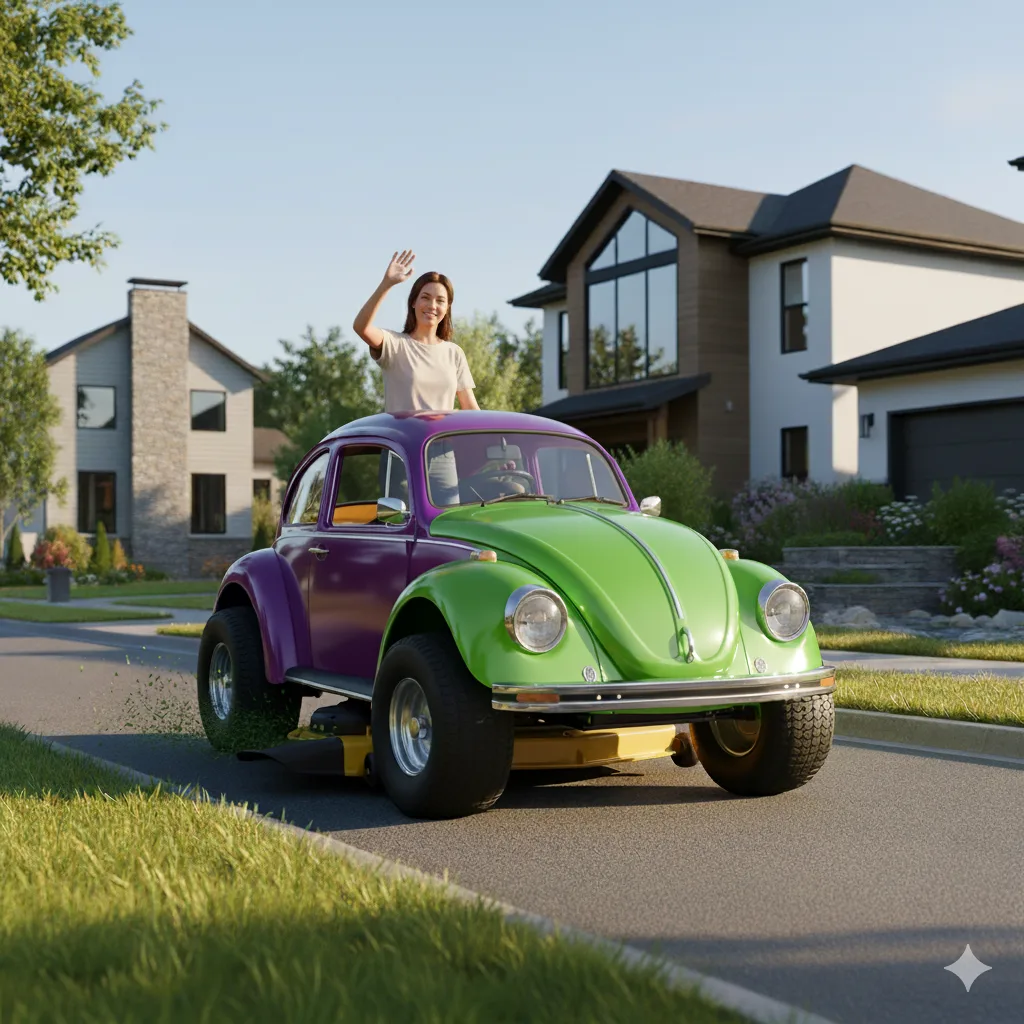 Discovering the Unique Charm of VW Beetle Riding Mowers - A Retro Twist ...