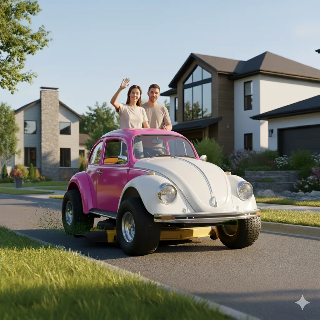Discovering the Unique Charm of VW Beetle Riding Mowers - A Retro Twist ...