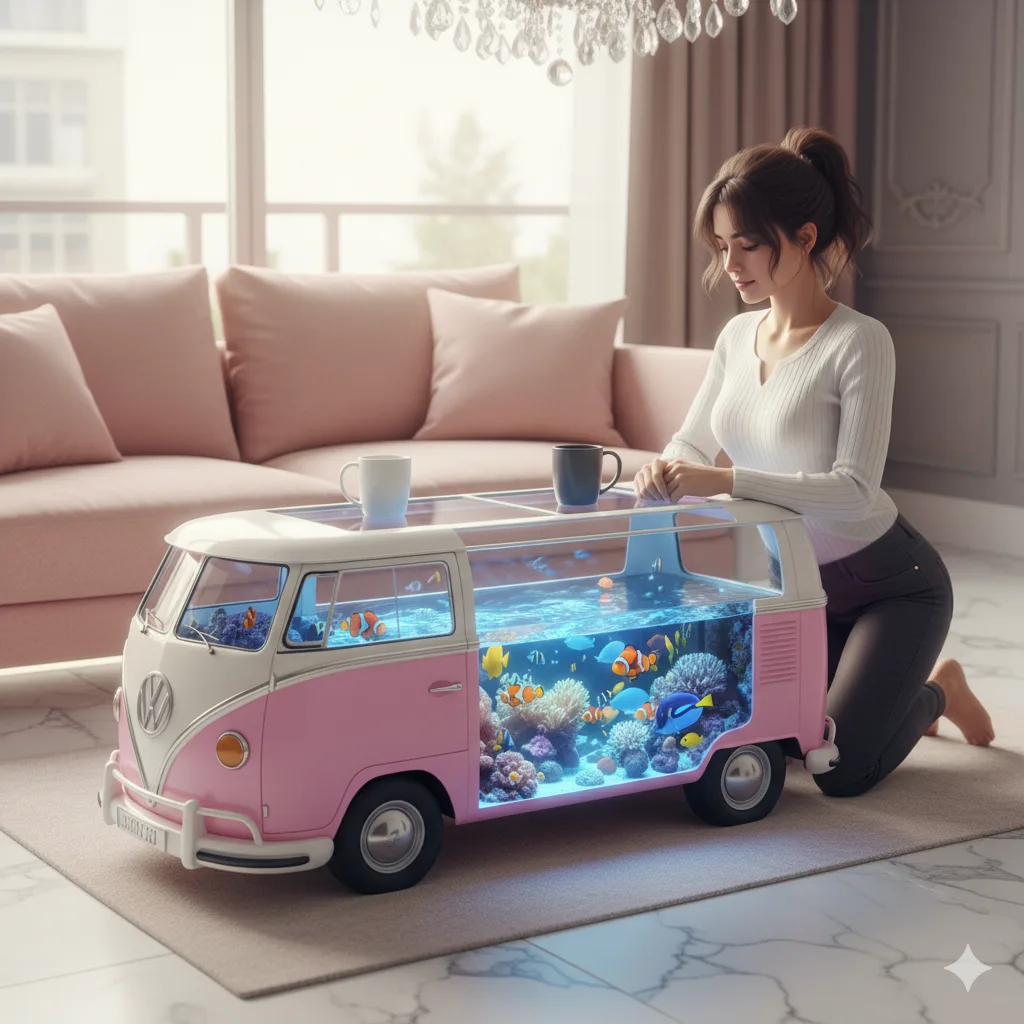 Nostalgic Charm and Modern Elegance - Exploring Volkswagen Bus Aquarium ...