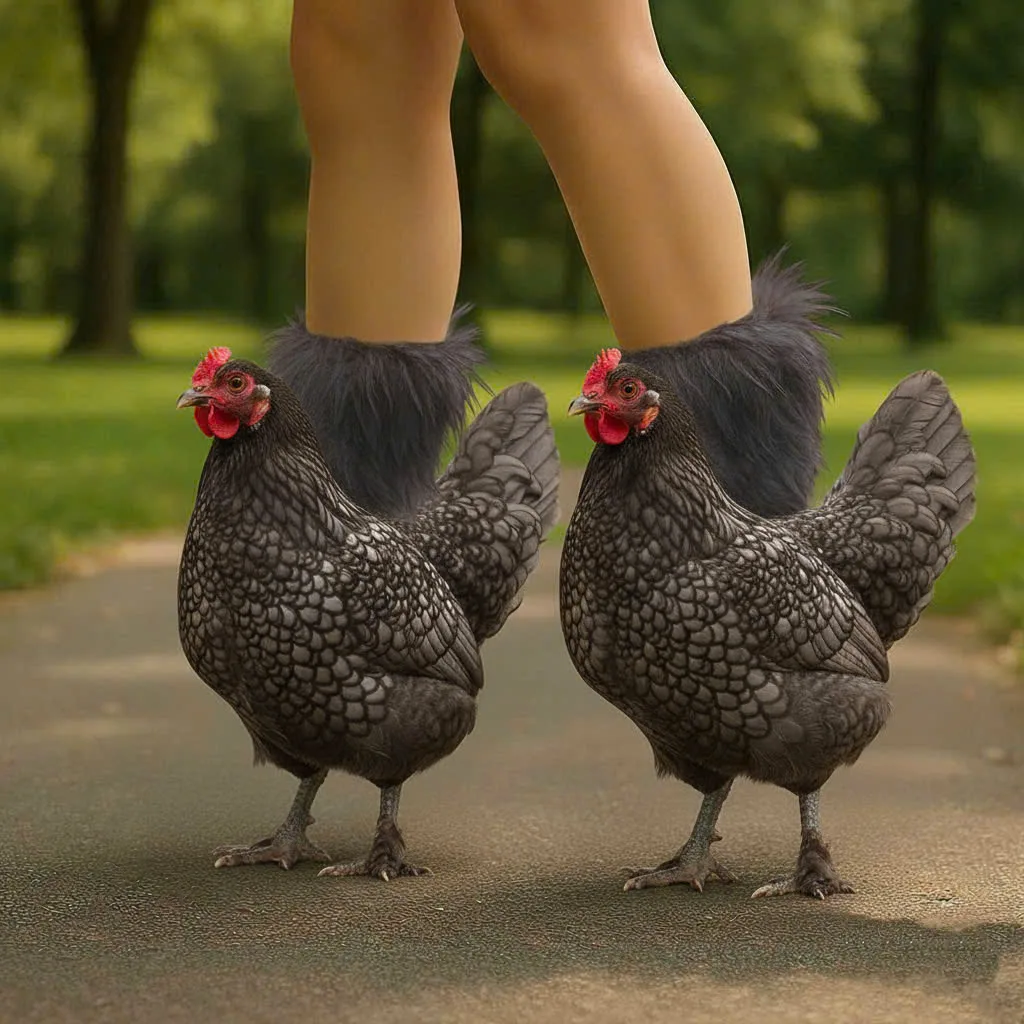 Step Into the Stall: The Whimsical Charm of Rooster Shaped High Heels