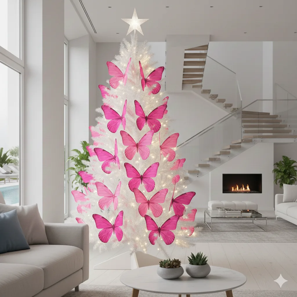 Enchant Your Holiday Decor with Butterfly Themed Christmas Trees - A ...