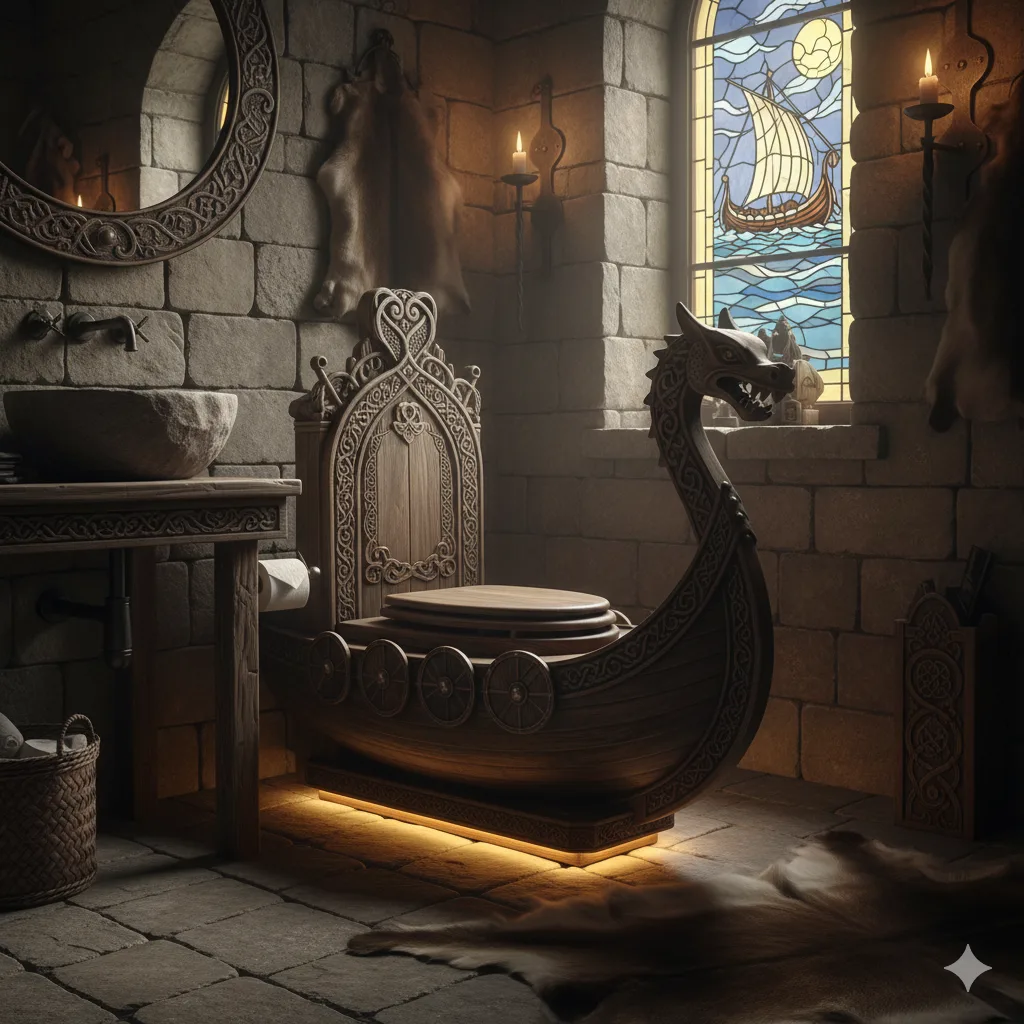 Setting Sail with the Viking Ship Toilet – An Innovative Bathroom ...