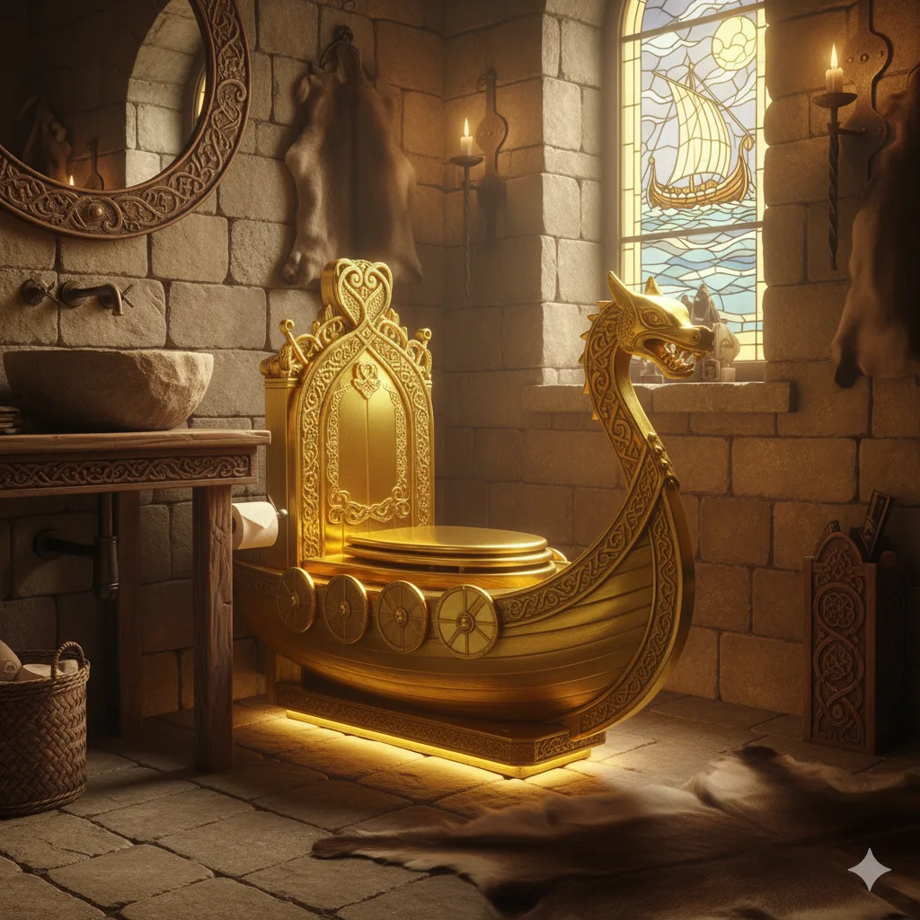 Setting Sail with the Viking Ship Toilet – An Innovative Bathroom ...