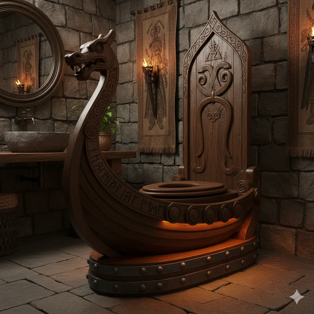 Setting Sail with the Viking Ship Toilet – An Innovative Bathroom ...