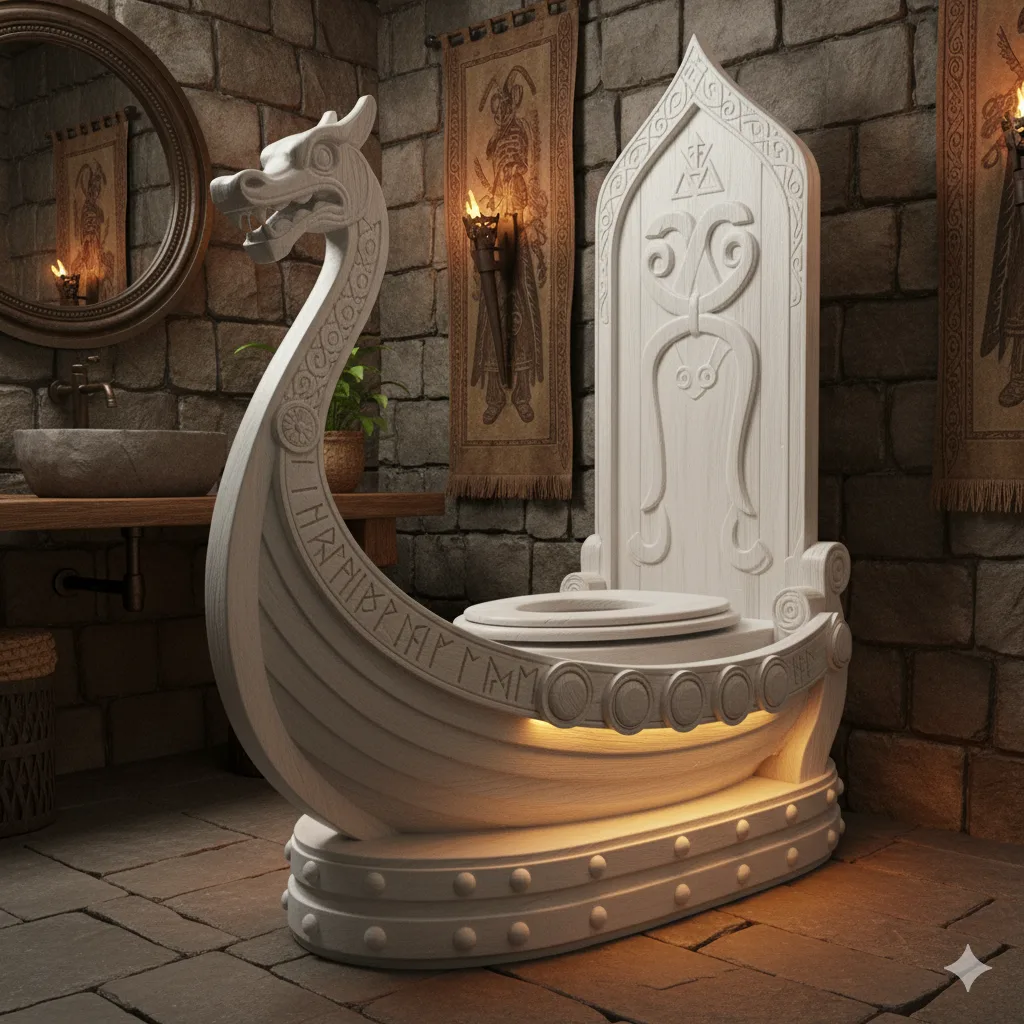 Setting Sail with the Viking Ship Toilet – An Innovative Bathroom ...