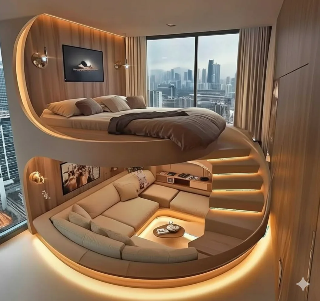 Elevated Loft Bed: Transforming Small Spaces with Style and Functionality