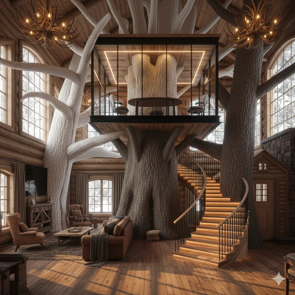Elevate Your Home Office: Discover the Magic of a Treehouse Office Loft