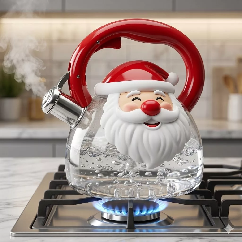 Cozy Cheer with a Christmas Themed Kettle - Perfect Festive Touch for ...