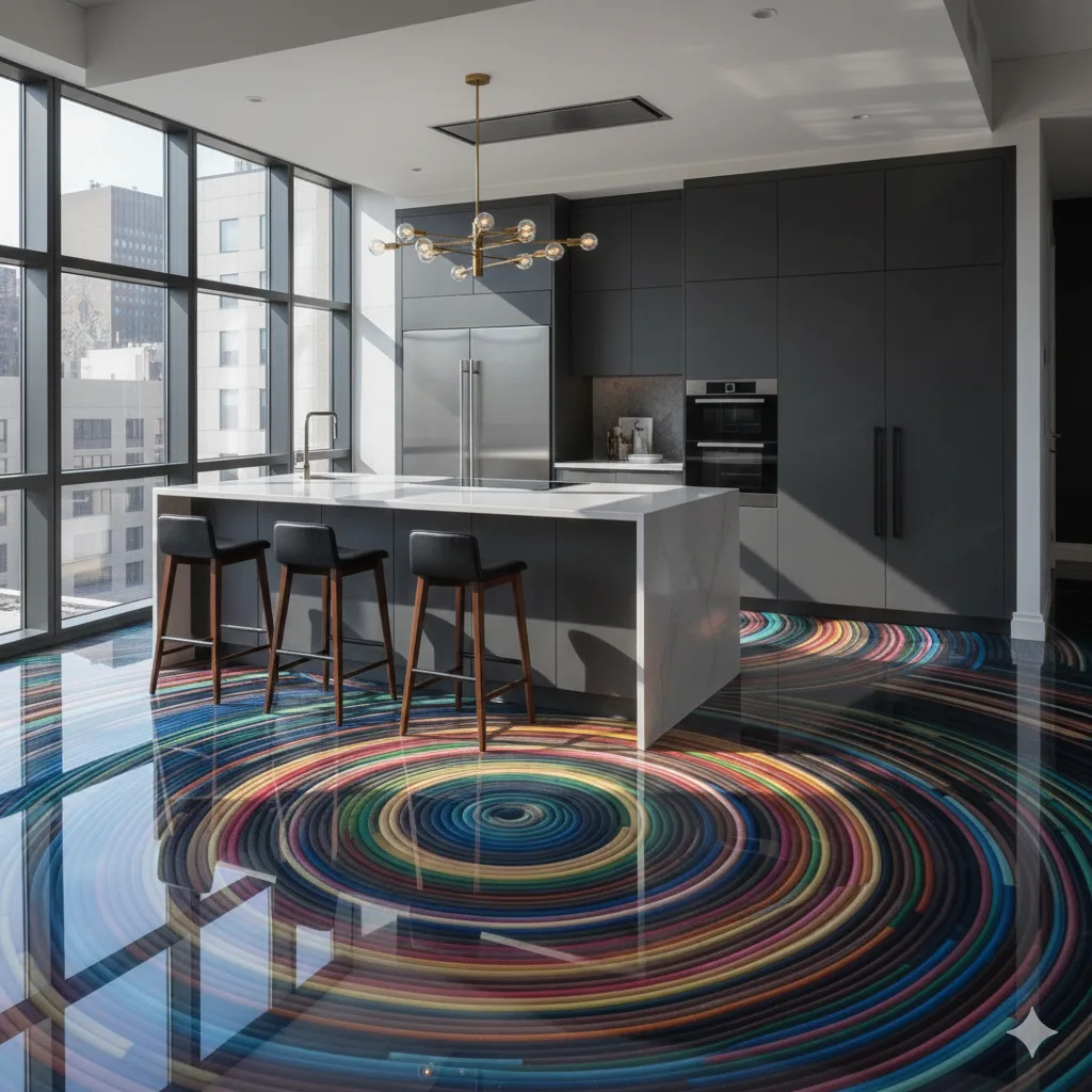 Discover the Vibrant and Durable World of Colored Pencil Epoxy Floors