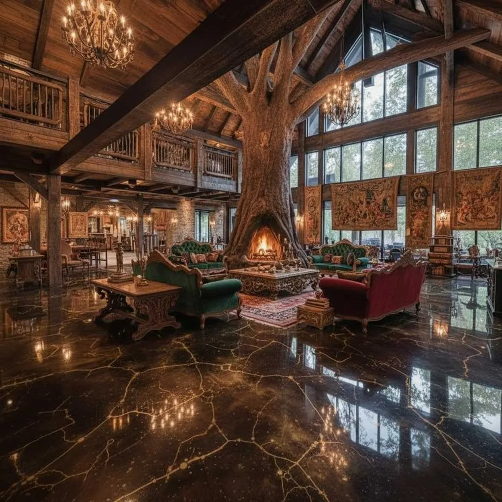 Unique and Sophisticated Home Decor: Incorporating the Tree Fireplace ...