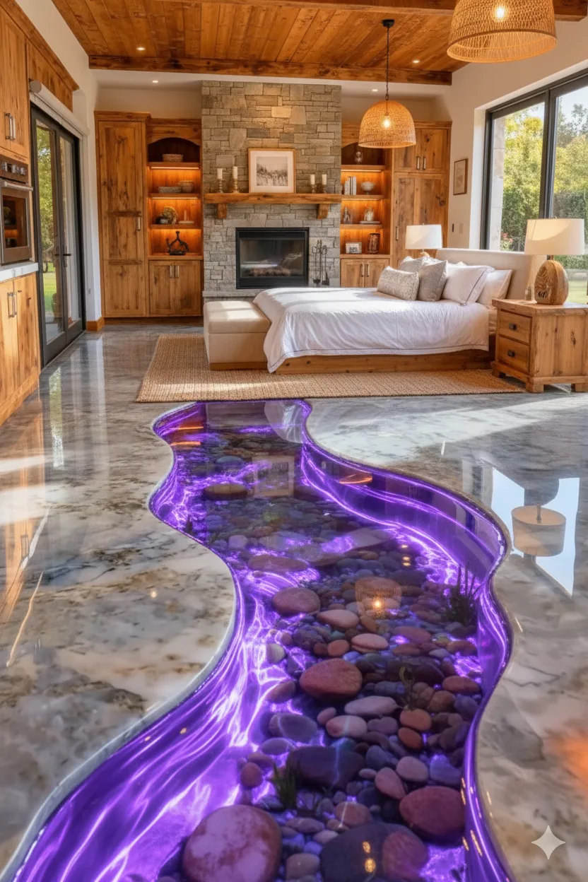 Transforming Spaces with Epoxy River Flooring - A Stunning Fusion of Art and Durability