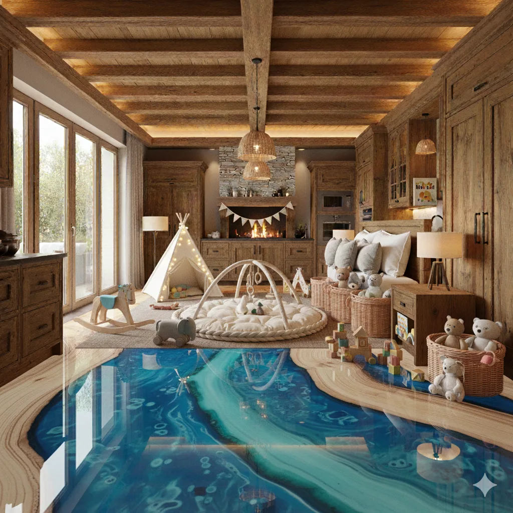 Transforming Spaces with Epoxy River Flooring - A Stunning Fusion of Art and Durability