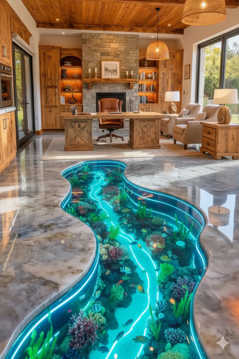 Transforming Spaces with Epoxy River Flooring - A Stunning Fusion of Art and Durability
