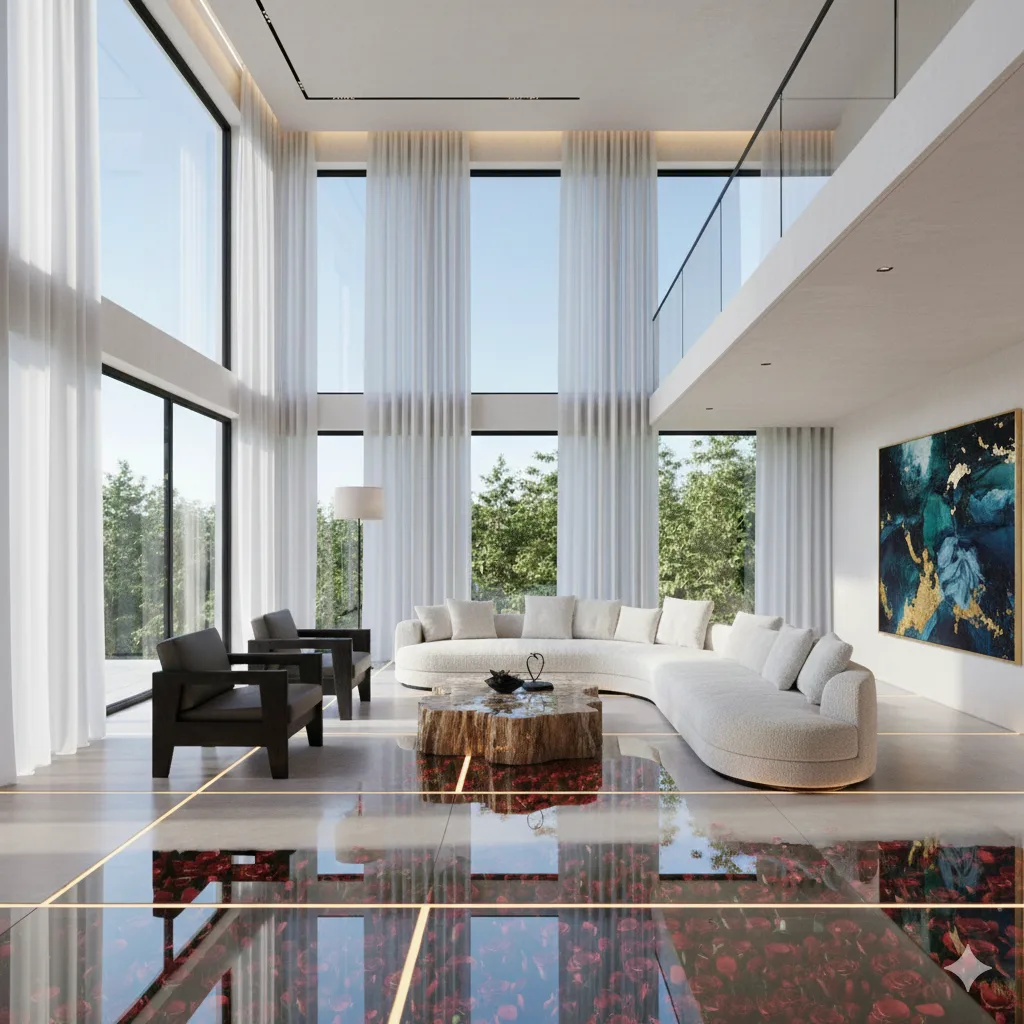 Transform Your Space with Epoxy Rose Flooring - Elegant, Durable, and ...