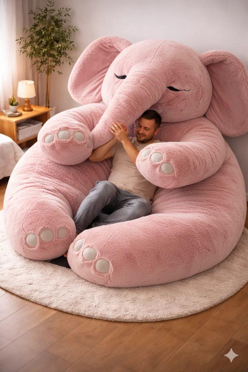 Discovering Comfort and Charm - The Allure of the Fluffy Elephant Bean Bag